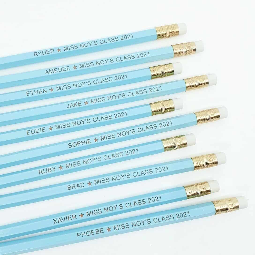 Laser Engraved Pencils | Custom Pk15 - Teachit Co