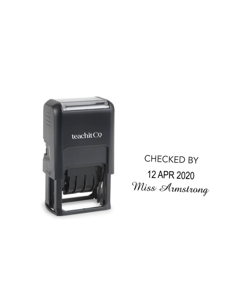 Name + Date Stamp Large - teachit Co