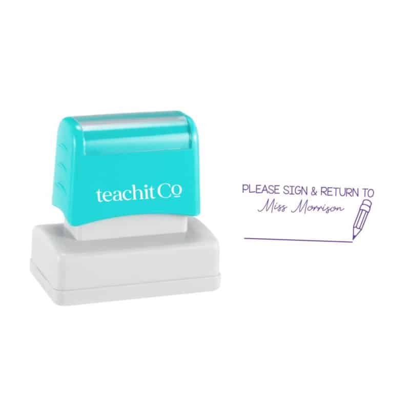 Please Sign and Return - teachit Co