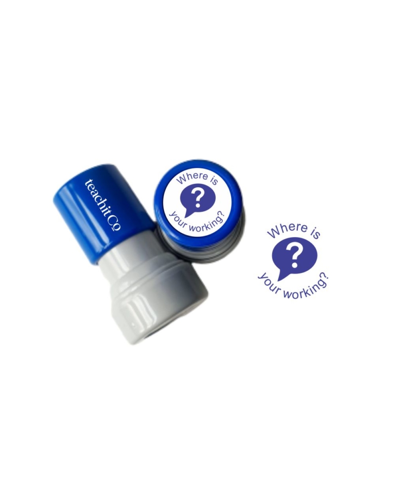 Round Stamp Question Mark - teachit Co