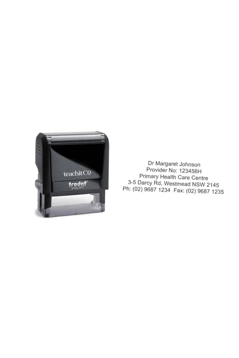 Doctor Self-Inking Stamp - 70x25mm | Teachit Co