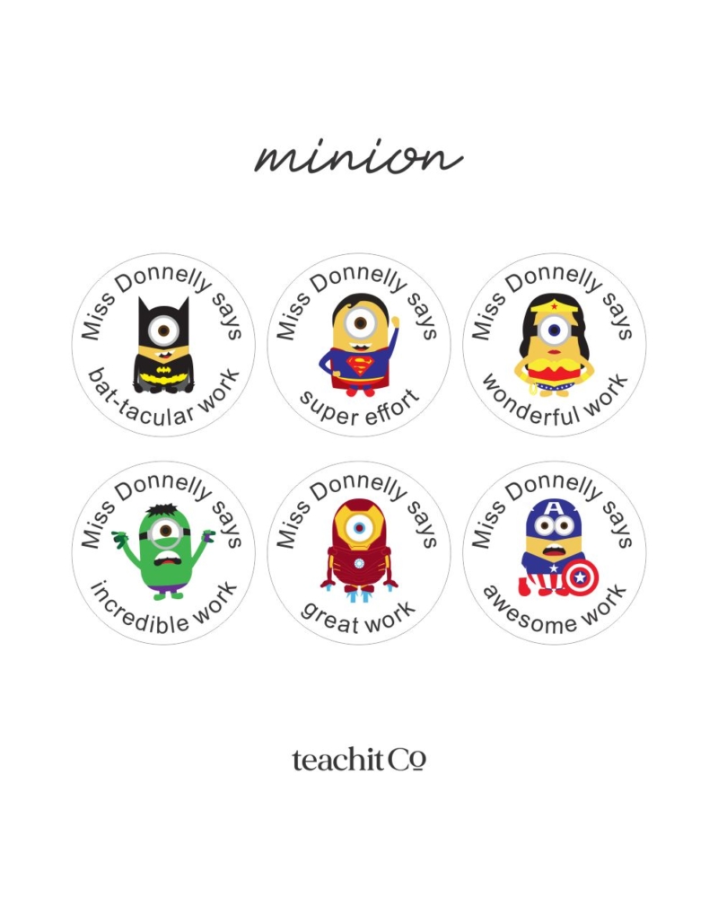 Merit Stickers Minion - teachit Co