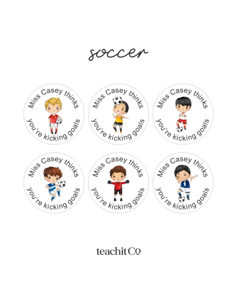 Merit Stickers Soccer - teachit Co