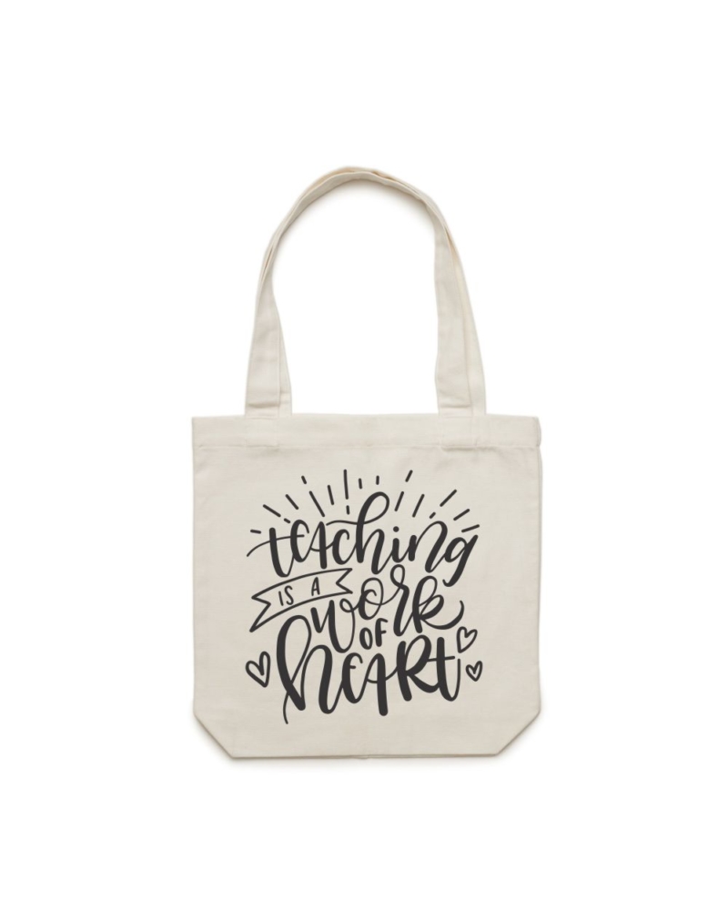 Teacher Tote Teaching is a Work of Heart - teachit Co
