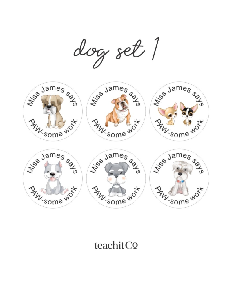 Merit Stickers Dog Set 1 - teachit Co