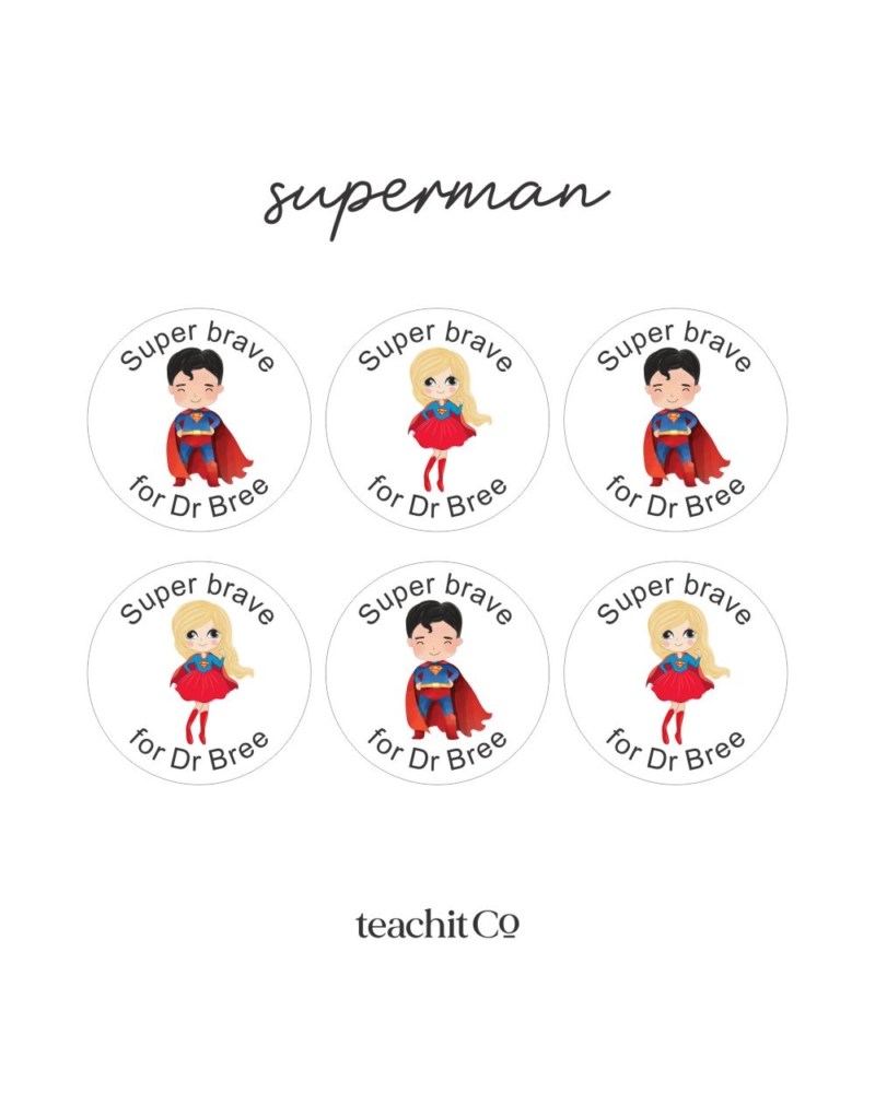 Merit Stickers Superman - teachit Co