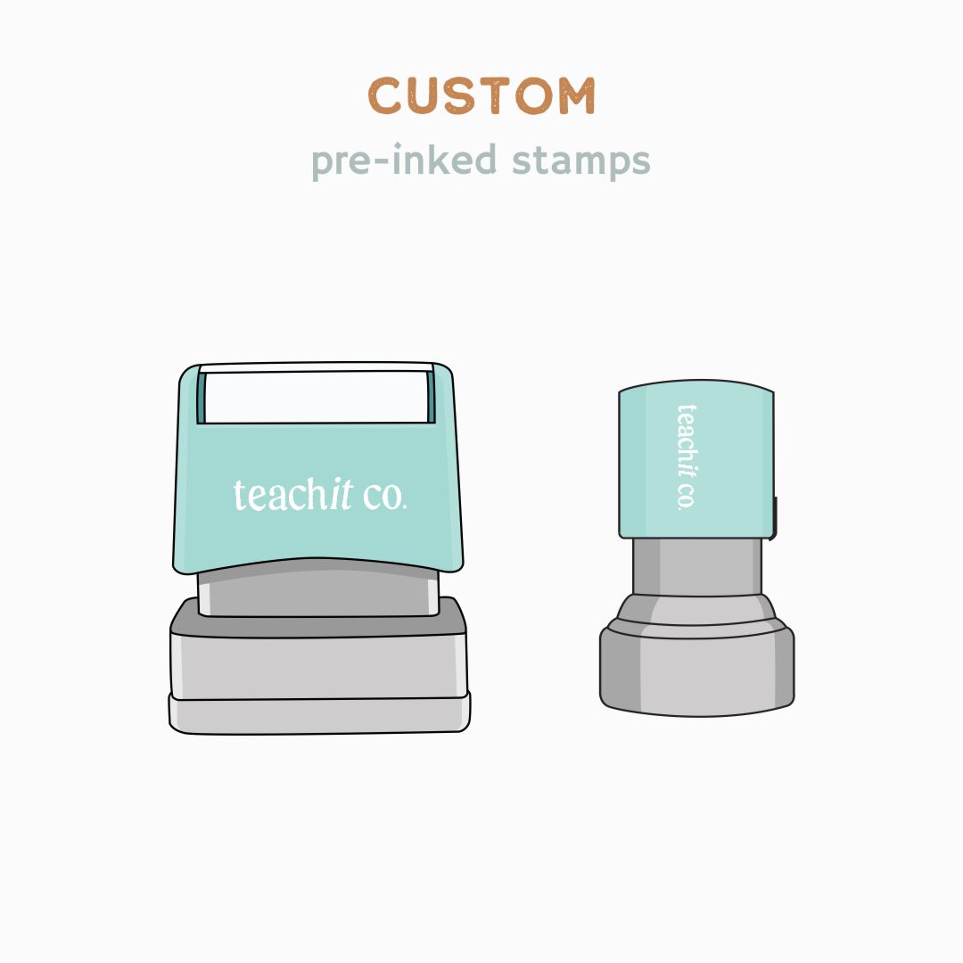 Custom Rubber Stamps | Teachit Co